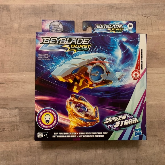 Hasbro | Toys | Beyblade Burst Surge Speedstorm Rip Fire Force Set ...